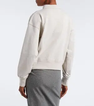 MARANT ETOILE Moby Logo Cotton-blend Sweatshirt