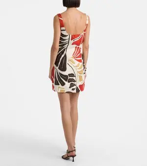 SIR. Julietta Floral Linen Minidress