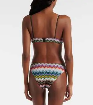 Missoni Zigzag Lamé Bikini - Multicoloured
