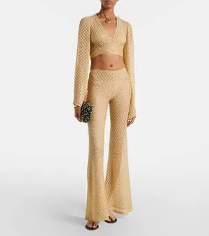 Missoni Lamé Crop Top - Gold