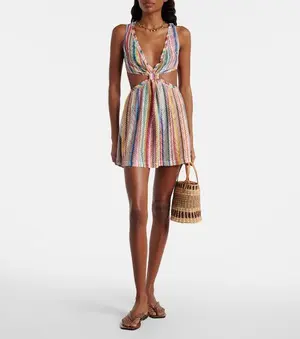 Missoni Zig Zag Cutout Minidress