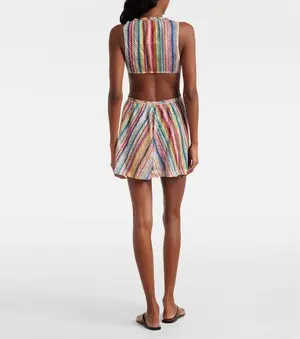 Missoni Zig Zag Cutout Minidress
