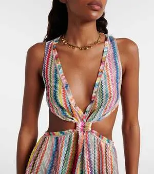 Missoni Zig Zag Cutout Minidress