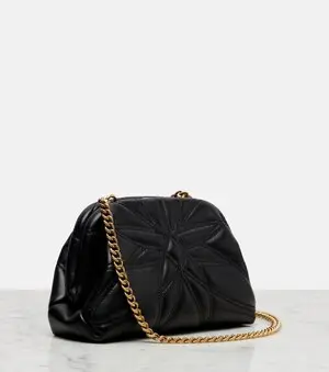Dolce & Gabbana Devotion Small Leather Shoulder Bag - Black