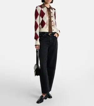 Citizens Of Humanity Miro Cropped High-rise Barrel-leg Jeans - Black