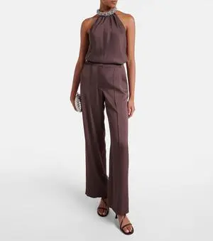 Simkhai Embellished Satin Top