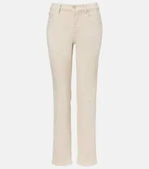 7 For All Mankind Calie Mid-rise Straight Jeans