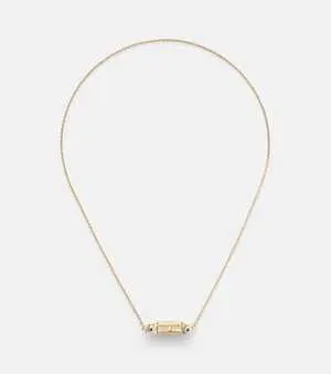 MARIE LICHTENBERG Coco Micro 18kt Locket Necklace - Gold