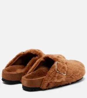BIRKENSTOCK Boston Shearling Clogs - Brown