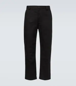Studio Nicholson X Aaron Levine Denver Cotton Straight Pants - Black