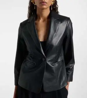 Vince Leather Blazer