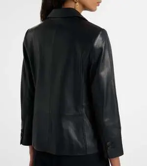 Vince Leather Blazer
