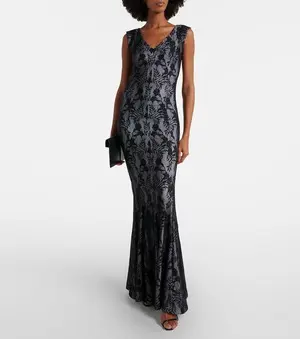 Norma Kamali Grace Lace Gown