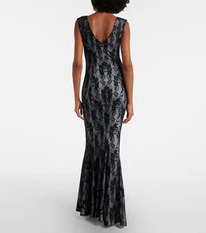 Norma Kamali Grace Lace Gown
