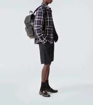 Gucci Gg Medium Leather Backpack