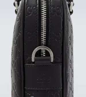 Gucci Gg Embossed Leather Briefcase