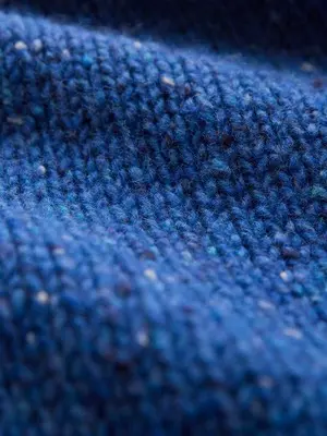 CELTIC & CO. Kilcarra Tweed Funnel Neck Sweater