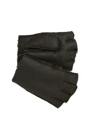 CELTIC & CO. Fingerless Shearling Gloves - Hurricane