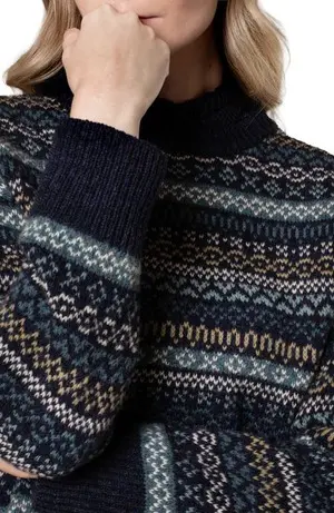 CELTIC & CO. Fair Isle Wool Sweater