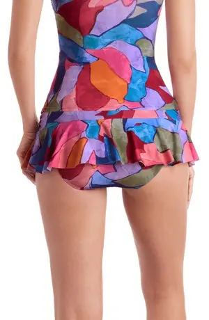 MIMI FLAMINGO Cameron Skirted Bikini Bottoms