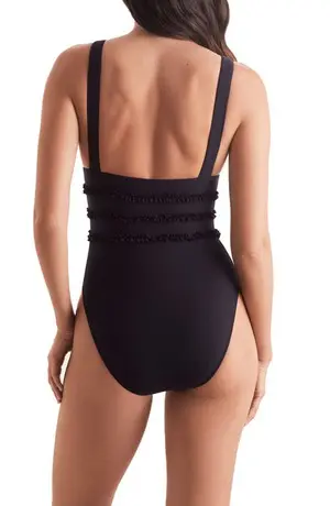 MIMI FLAMINGO Sonny Ruffle One-piece Swimsuit