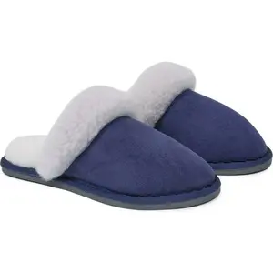 CELTIC & CO. Turnback Mules - Blue Iris
