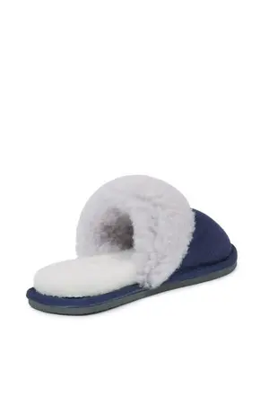 CELTIC & CO. Turnback Mules - Blue Iris