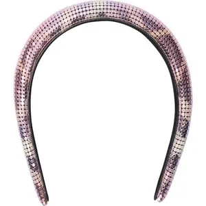 Burberry Check Mesh Headband - Dawn Pink