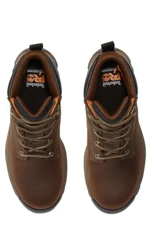 Timberland 6" Titan Ev Waterproof Composite Toe Work Boot - Brown