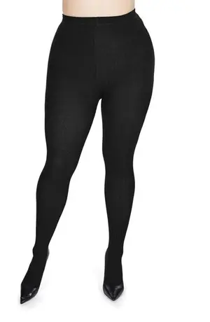 MEMOI 2-pack Rib Sweater Tights