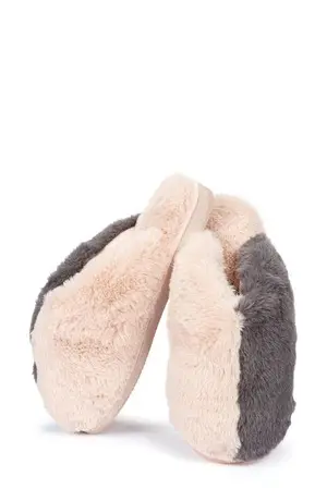 MEMOI Colorblock Slipper - Blush-gray