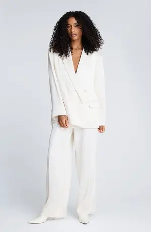 KENNETH COLE Double Breasted Boyfriend Blazer