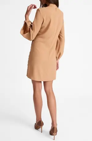 Santorelli Pauli Shift Dress With Grommet Detail - Hazelwood