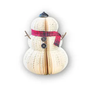 ROOT TO VINE Book Snowman - Neutral