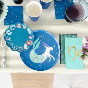 JOLLITY & CO Zodiac Themed Cocktail Napkins
