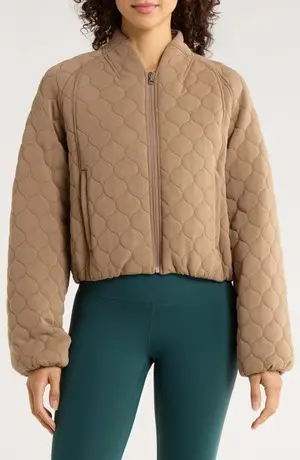 MPG Quilted Zip-up Jacket