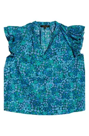 SUGARLIPS Floral Ruffle Top