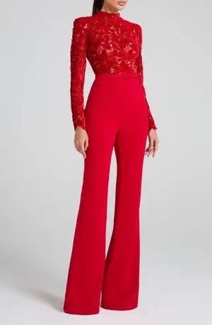 NADINE MERABI Eleanor Wide Leg Jumpsuit