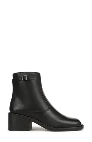 Franco Sarto Nylea Leather Bootie - Black