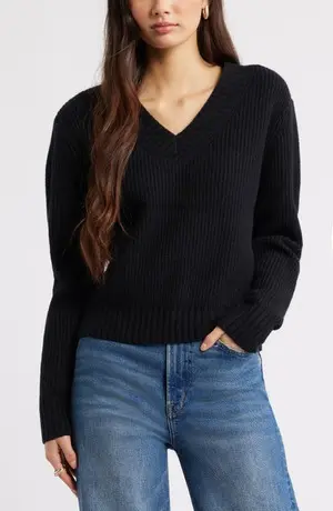 Open Edit Long Sleeve Sweaters For Women