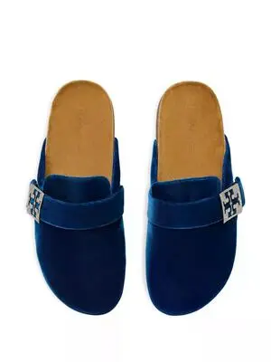 Tory Burch Mellow Pavé Mules - Blue