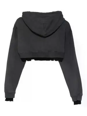 Mihara Yasuhiro Layered Hooded Cropped Jacket