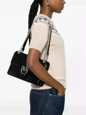 Pinko Love One Light Crossbody Bag - Black