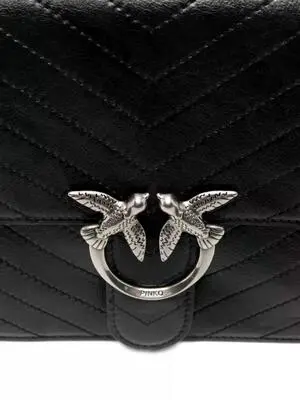 Pinko Love One Light Crossbody Bag - Black