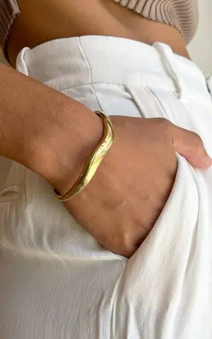 Bleecker & Prince Liquid Love 14k Bangle