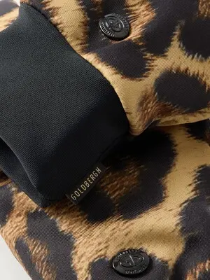 Goldbergh Softy Jaguar-print Ski Gloves