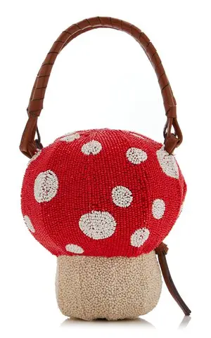 Staud Shroom Beaded Novelty Bag