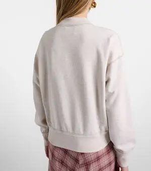 MARANT ETOILE Moby Logo Cotton-blend Sweatshirt