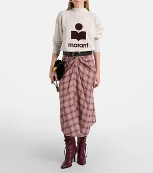MARANT ETOILE Moby Logo Cotton-blend Sweatshirt
