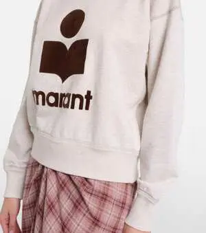 MARANT ETOILE Moby Logo Cotton-blend Sweatshirt